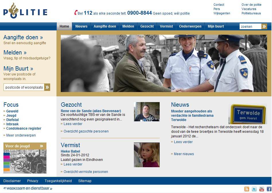 Digitale Politiedienst: Ã©Ã©n CMS voor Nederlandse Politie - Frankwatching
