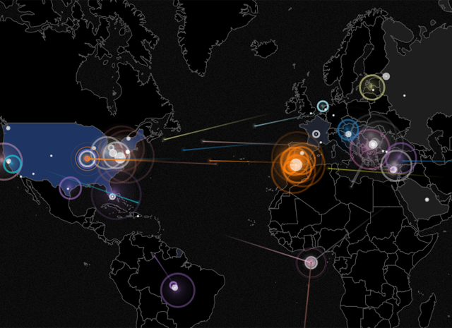Volg live de derde wereldoorlog in cyberspace [interactieve infographic ...