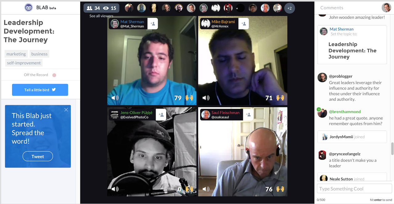 Wat is Blab en hoe gebruik je het in een inbound-strategie? - Frankwatching