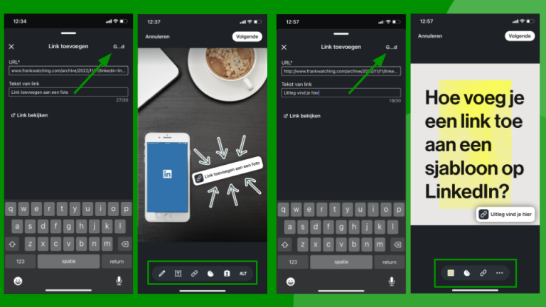 Hoe plaats je een link in een afbeelding op LinkedIn? - Frankwatching