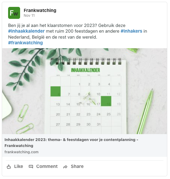 Hoe plaats je een link in een afbeelding op LinkedIn? - Frankwatching