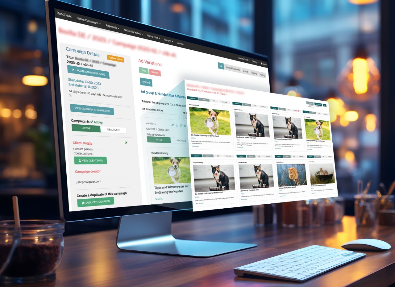 Readpeak heeft het maken van native advertenties vereenvoudigd met AI - Frankwatching Business ...