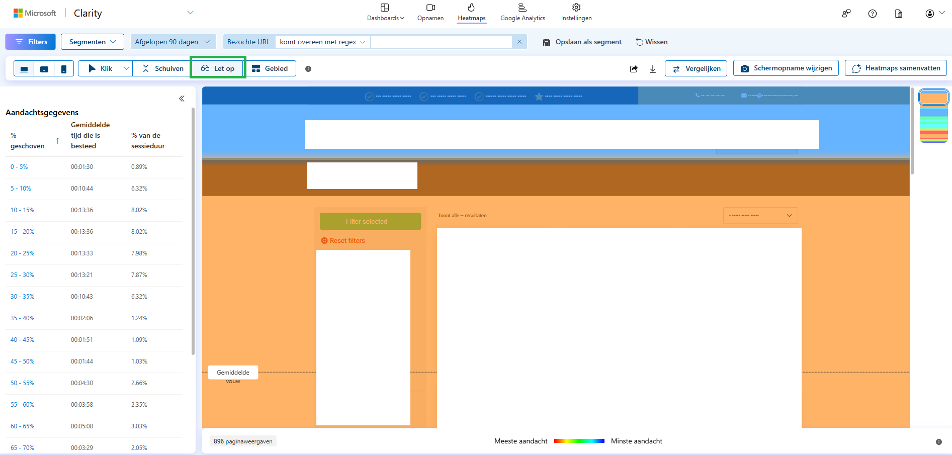 Zo gebruik je Attention Maps in Microsoft Clarity voor je website ...
